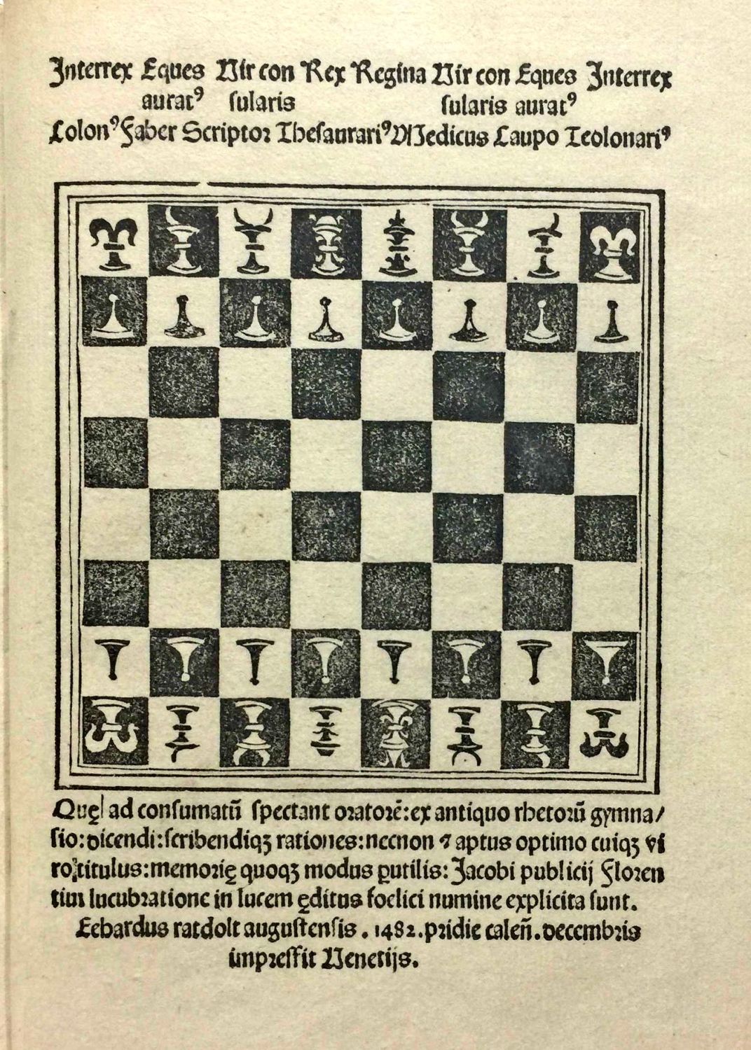 Publicius and Lucena chess sets - The Historic Games Shop