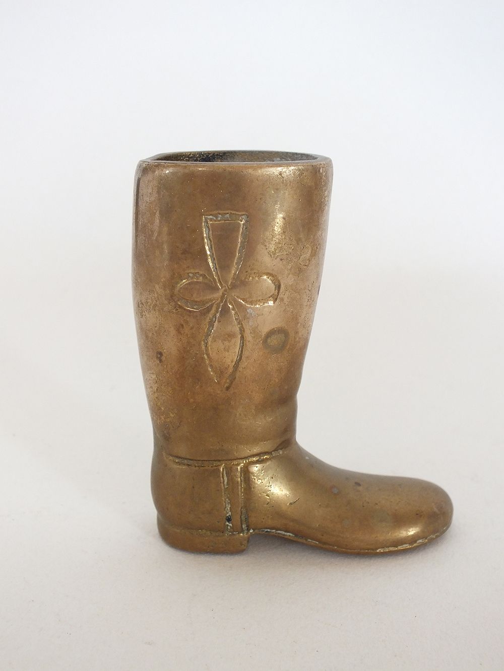 Brass Boot-Toothpick Holder-Desk Paperweight