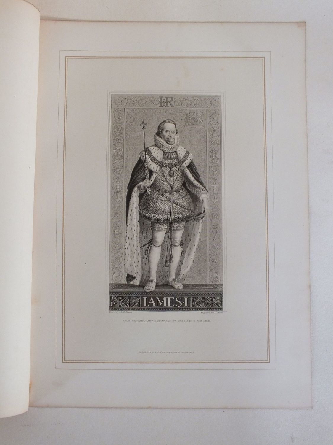 Portrait Of King James I of England | Antique Vintage Home Decor ...