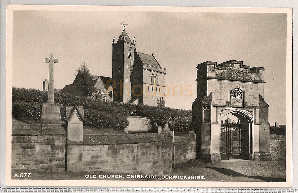 Ladykirk Church, Ladykirk, Berwickshire Early 1900s Postcard