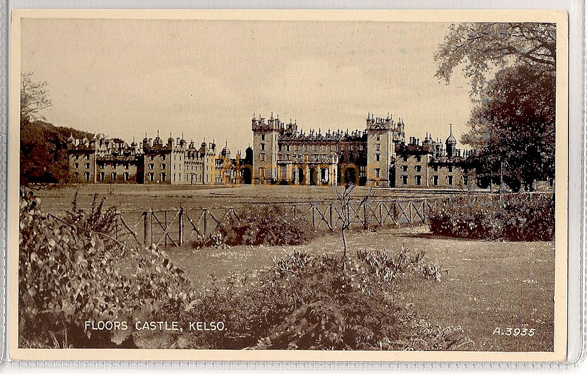 The Abbey, Kelso, Roxburghshire Early 1900s Postcard