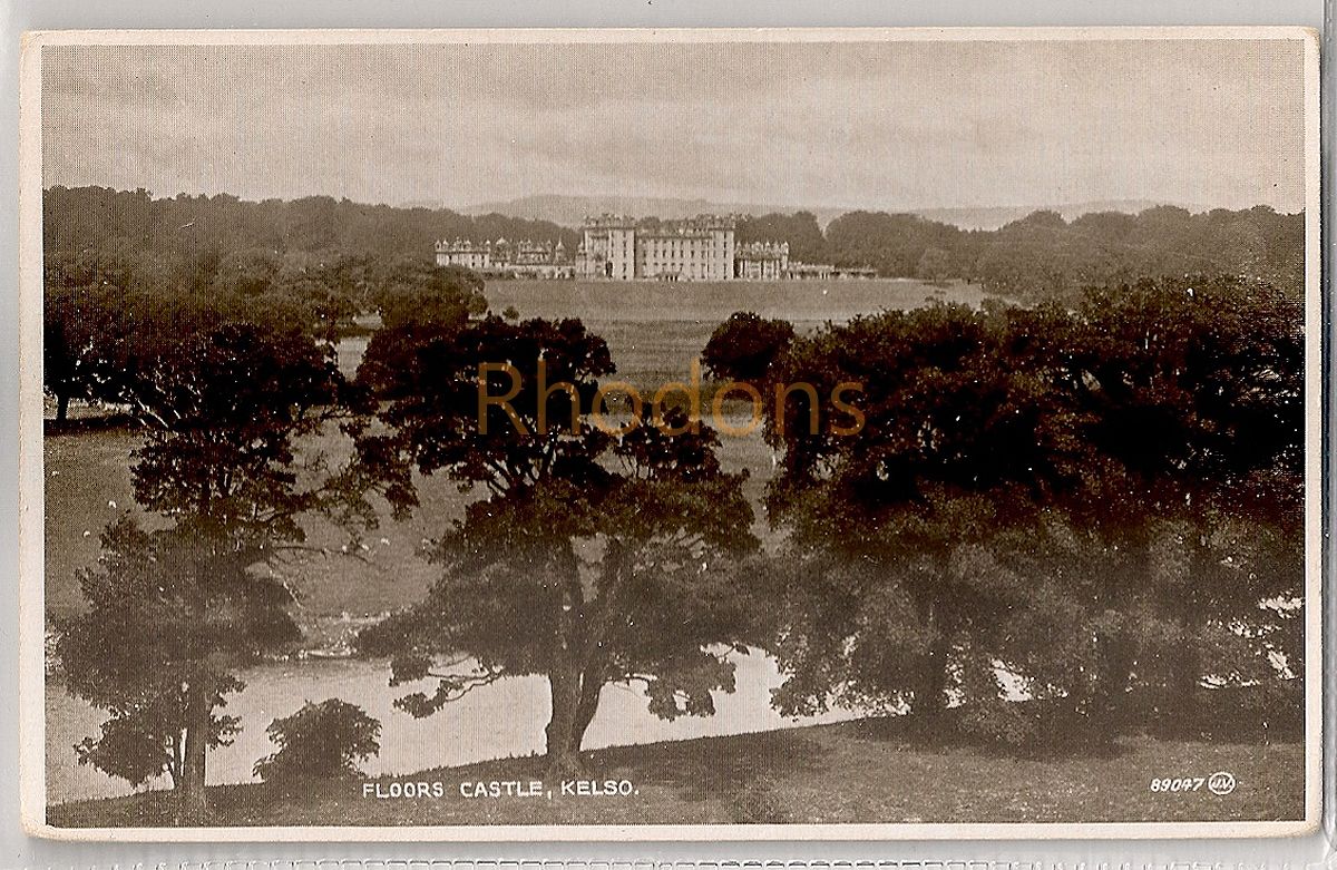 The Dining Room, Darnick Tower, Melrose, Scotland 1930s Postcard