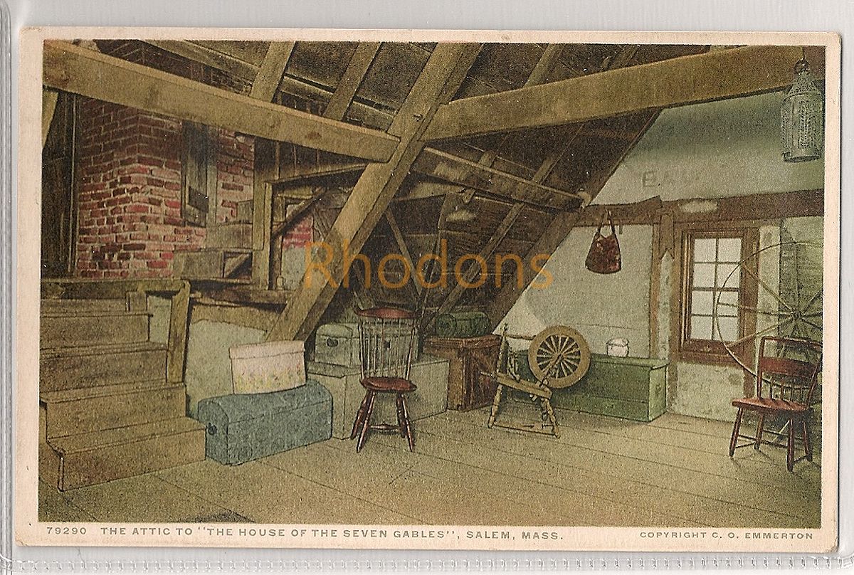 The Great Chamber In The House Of The Seven Gables, Salem, MA - Early ...