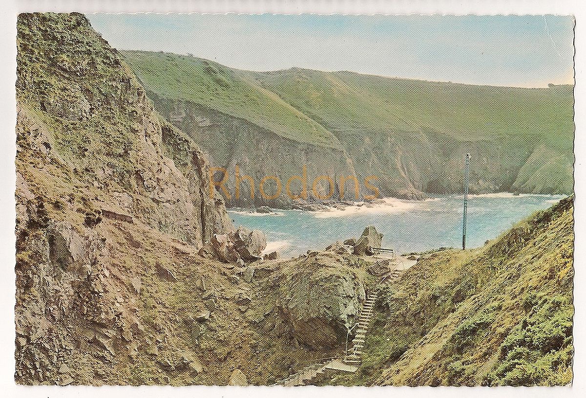 Bouley Bay Jersey UK Channel Islands Multiview Colour Postcard