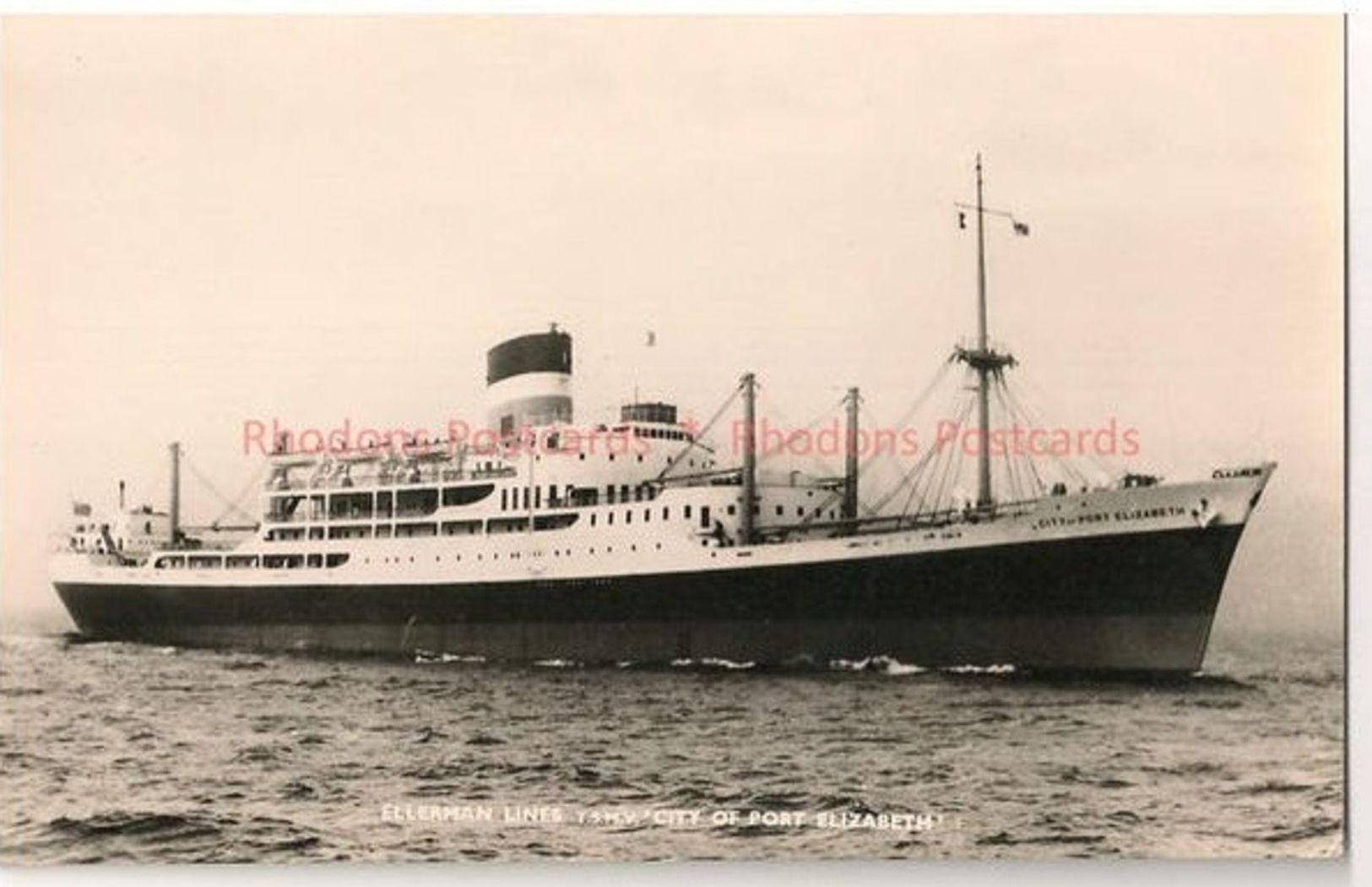 TSS Transylvania Anchor Line Shipping Postcard | Rhodons Postcards