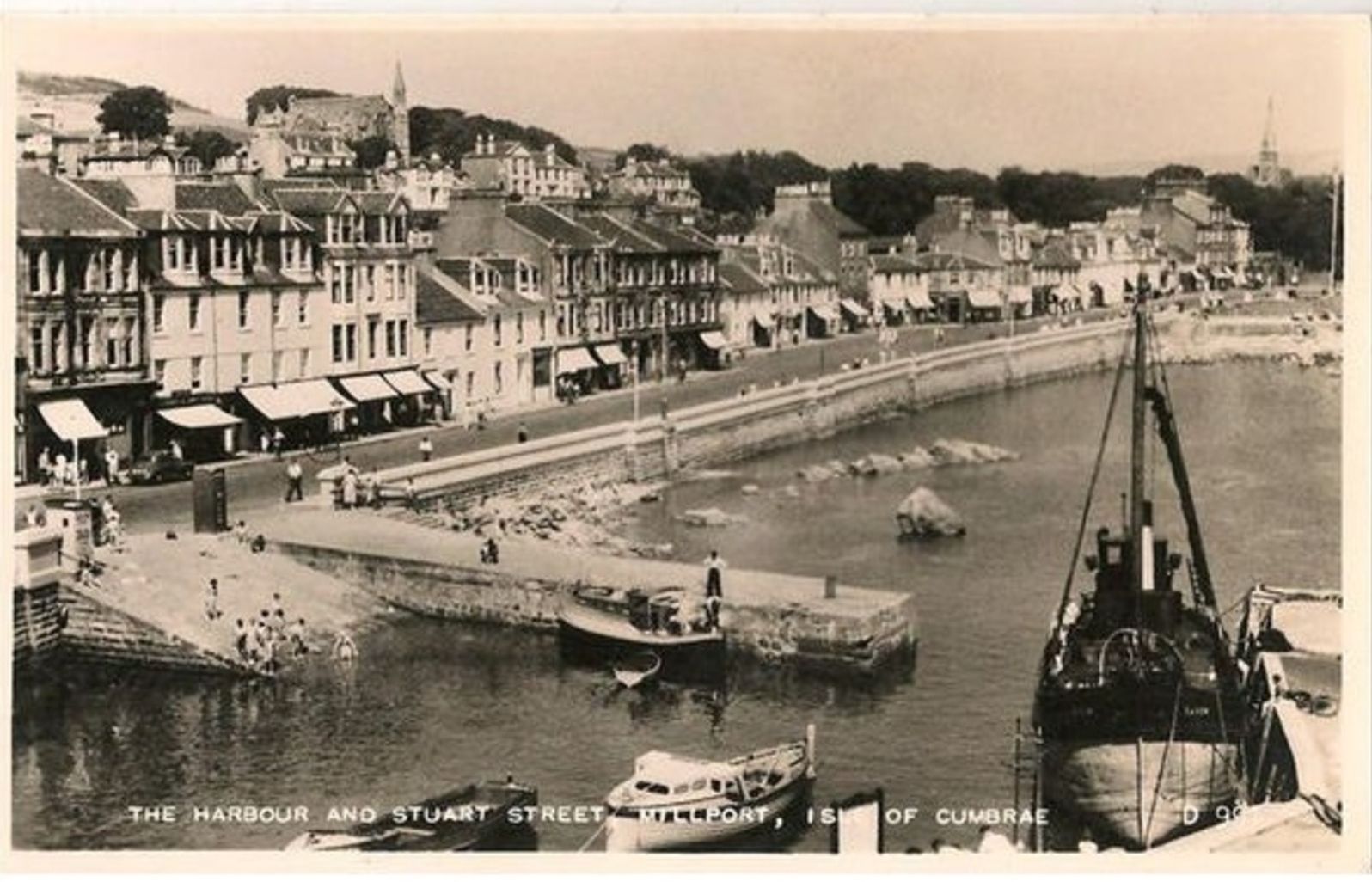 Millport, Isle of Cumbrae, Ayrshire, Scotland-1950s Postcard