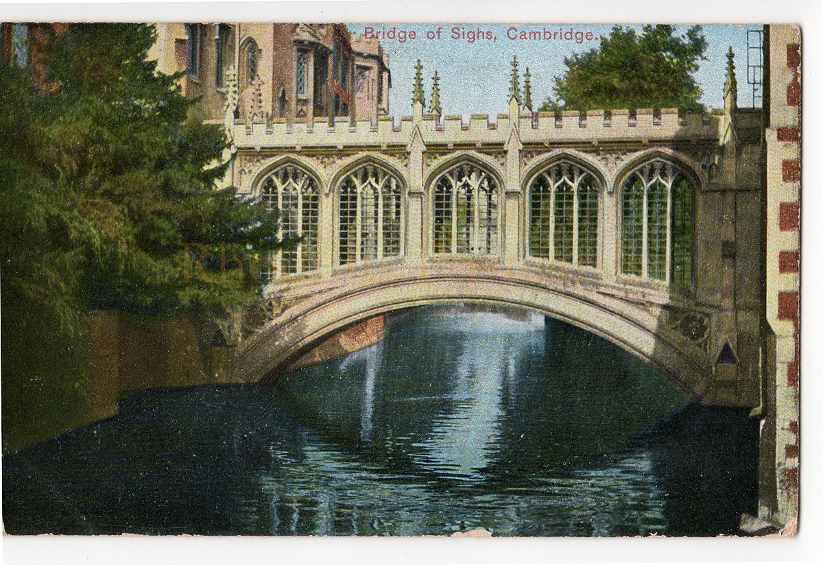 Bridge of Sighs, Cambridge Postcard