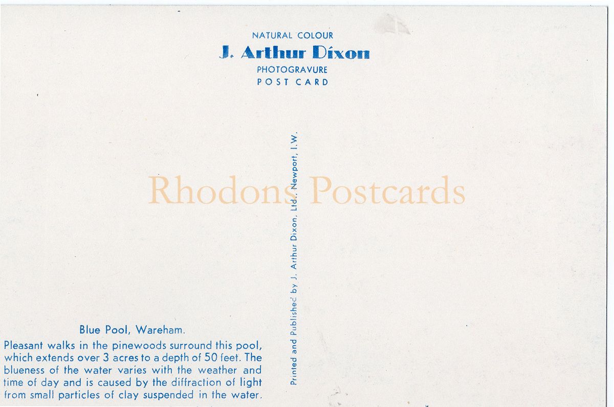 J Arthur Dixon Postcard Publishers