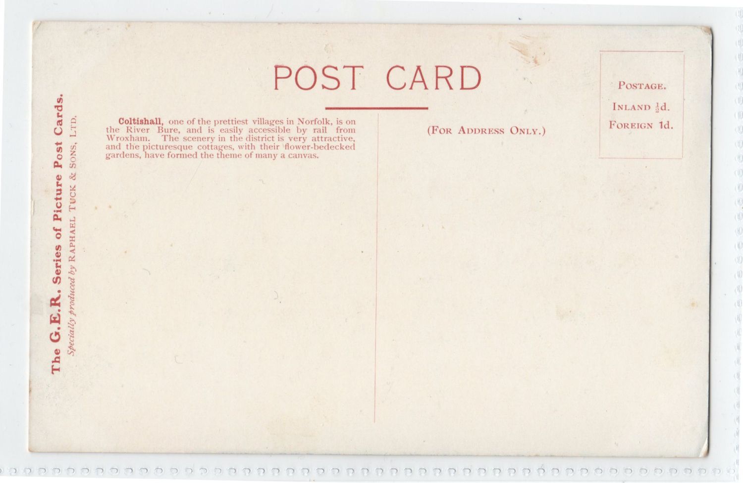 Raphael Tuck & Sons, Tucks Vintage Postcards | Rhodons Postcards Online ...