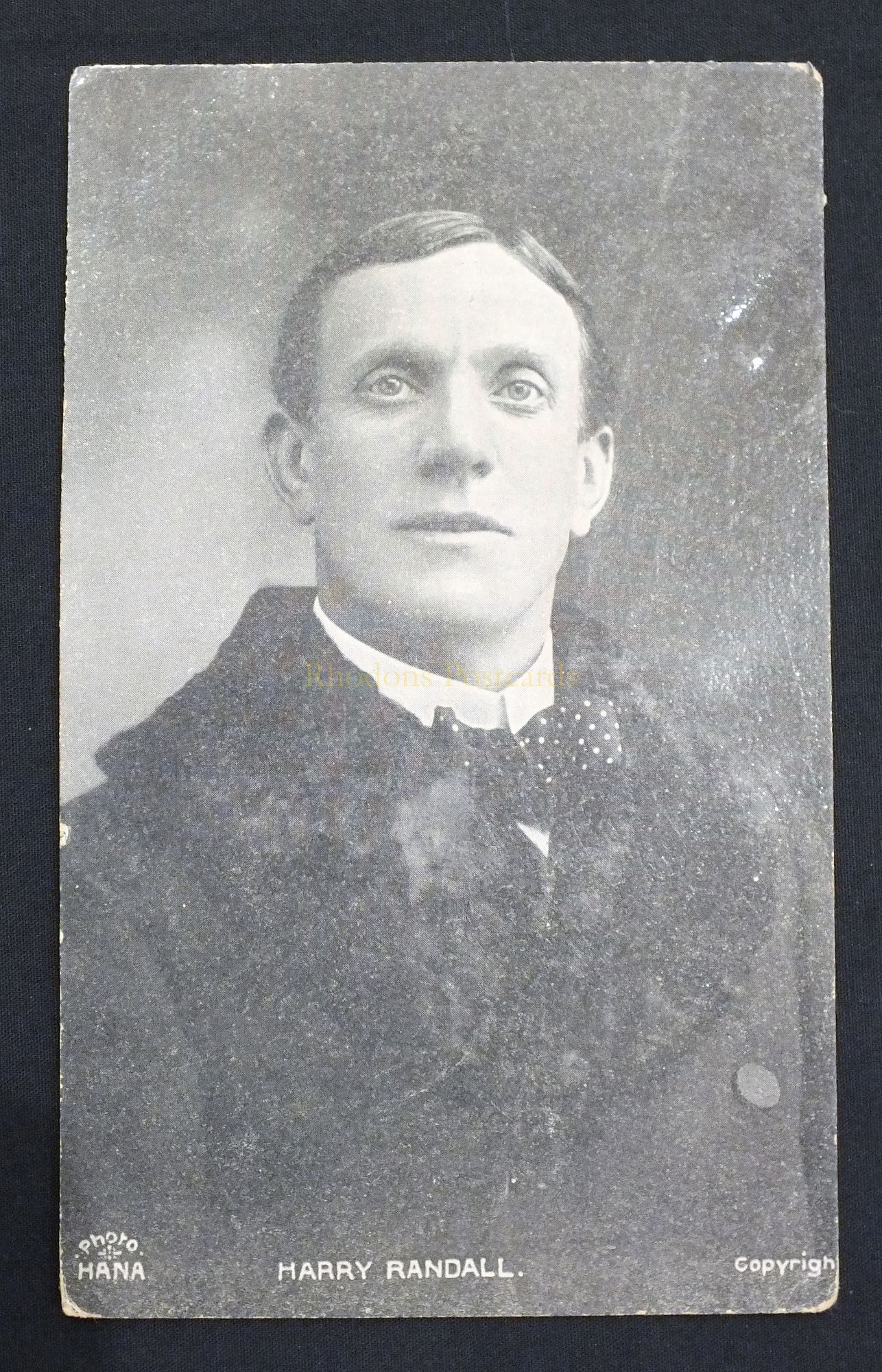 Harry Randall (1857-1932)- Photo Portrait Postcard | Rhodons Postcards