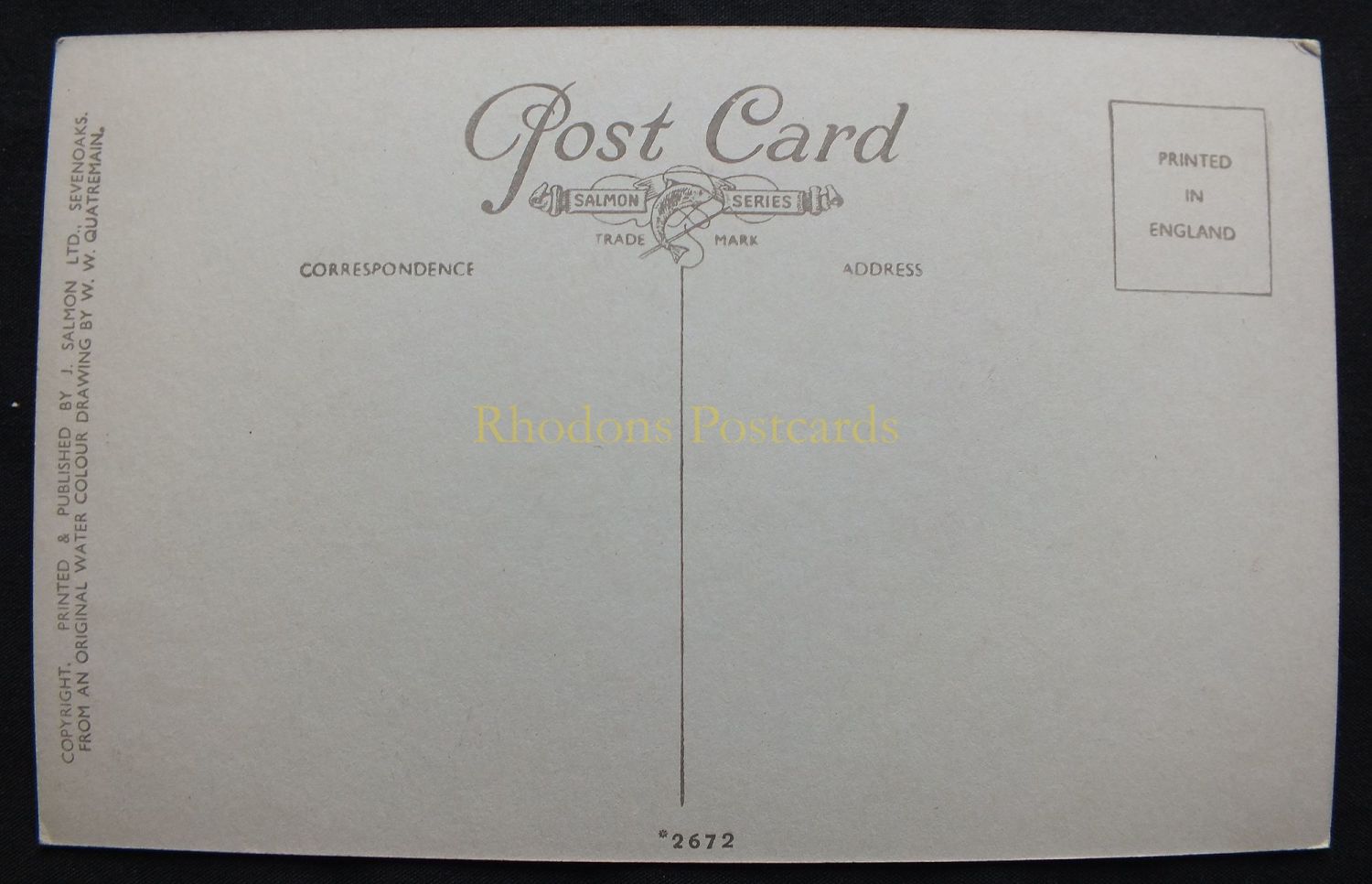 Salmon Series Postcards (J Salmon Ltd)