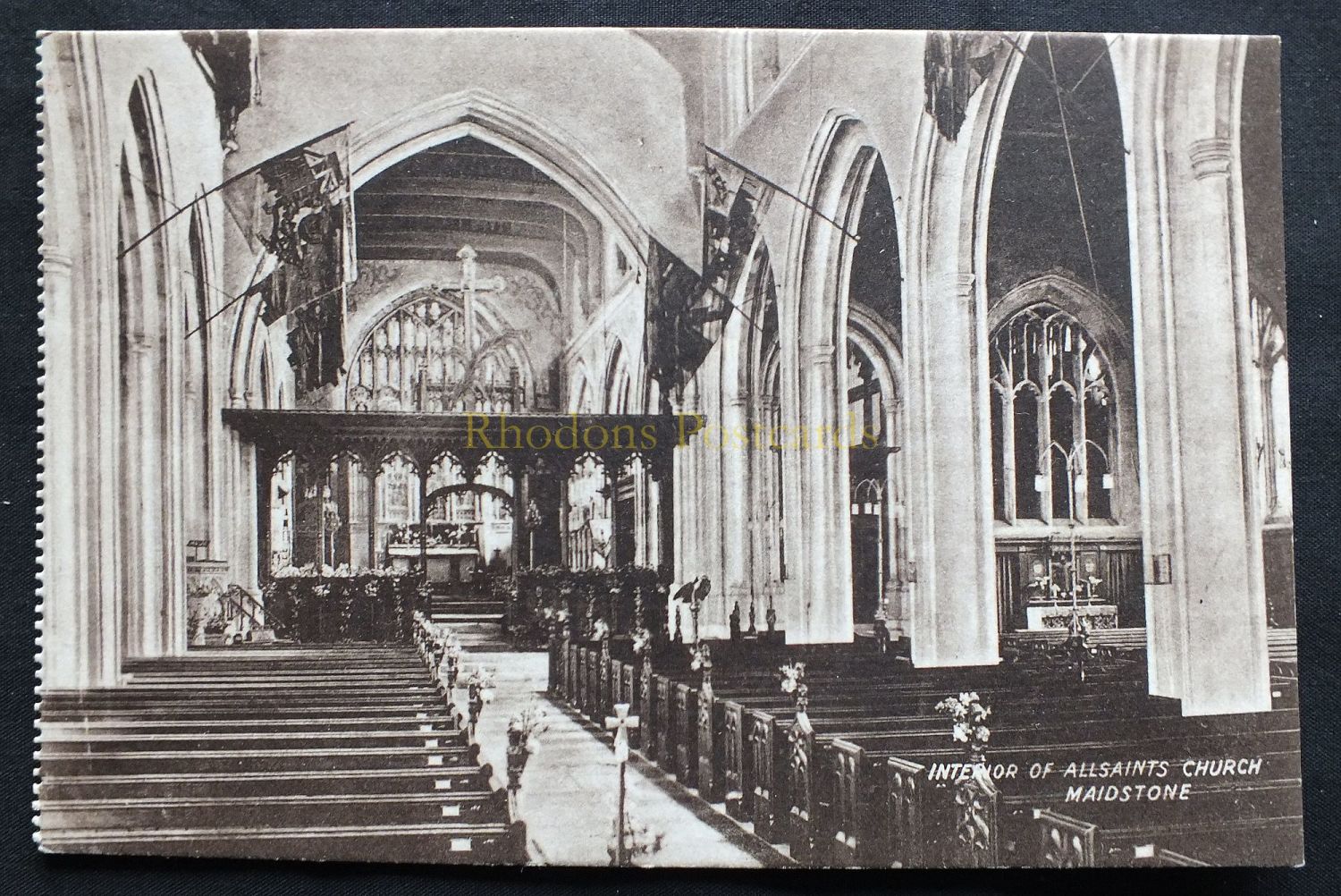 Kent Postcard-St Peters Church, Ightham Kent-Early 1900s Francis Frith ...