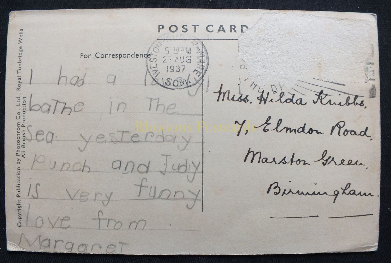 Judge Sampson | Postcards Publishers