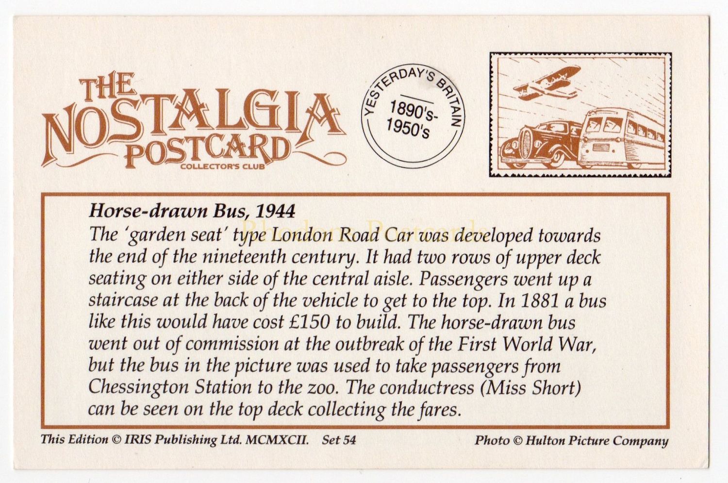 Nostalgia Postcard Collectors Club