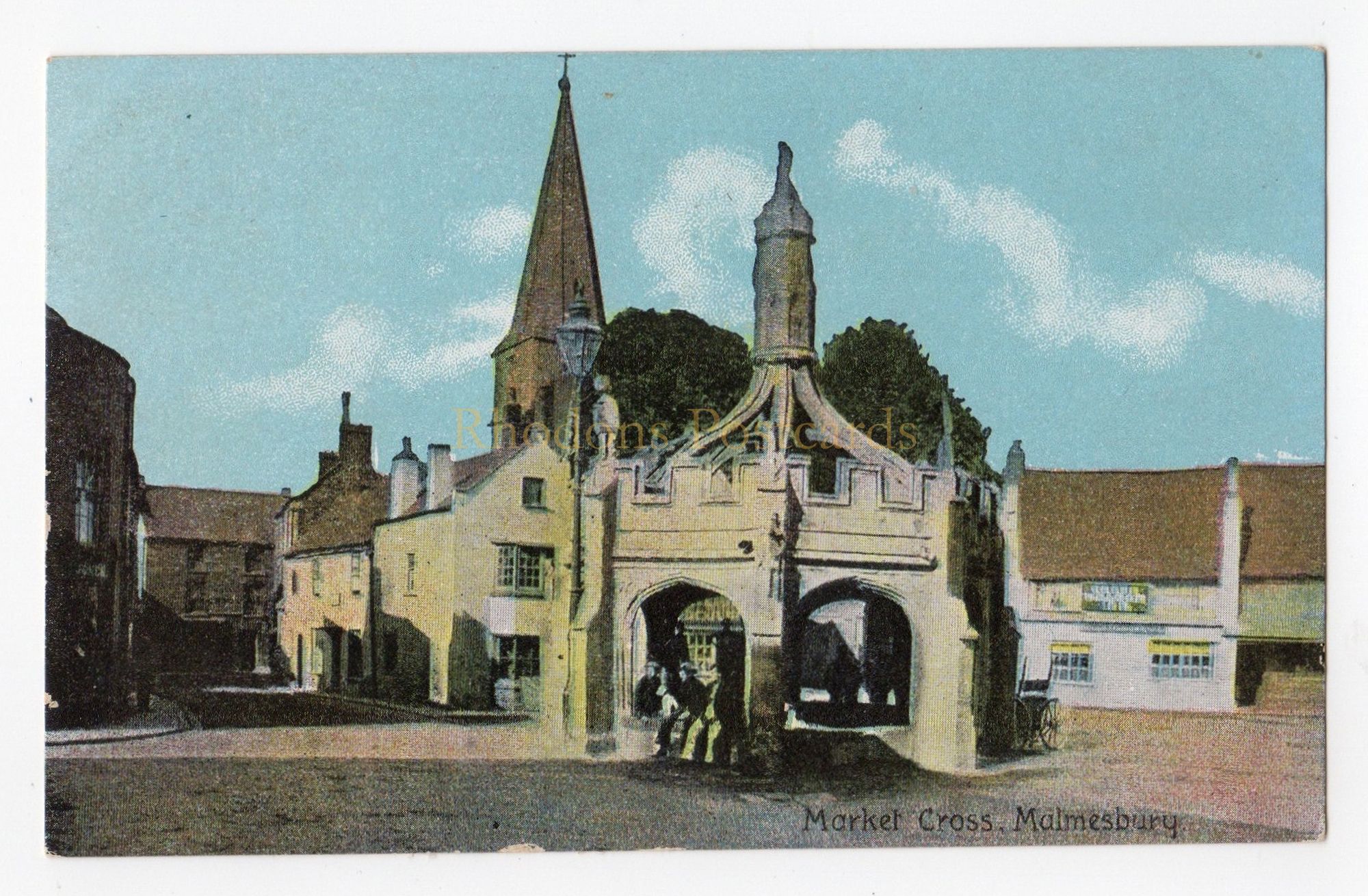 Castle Combe Wiltshire-1970s Colour Photo Postcard