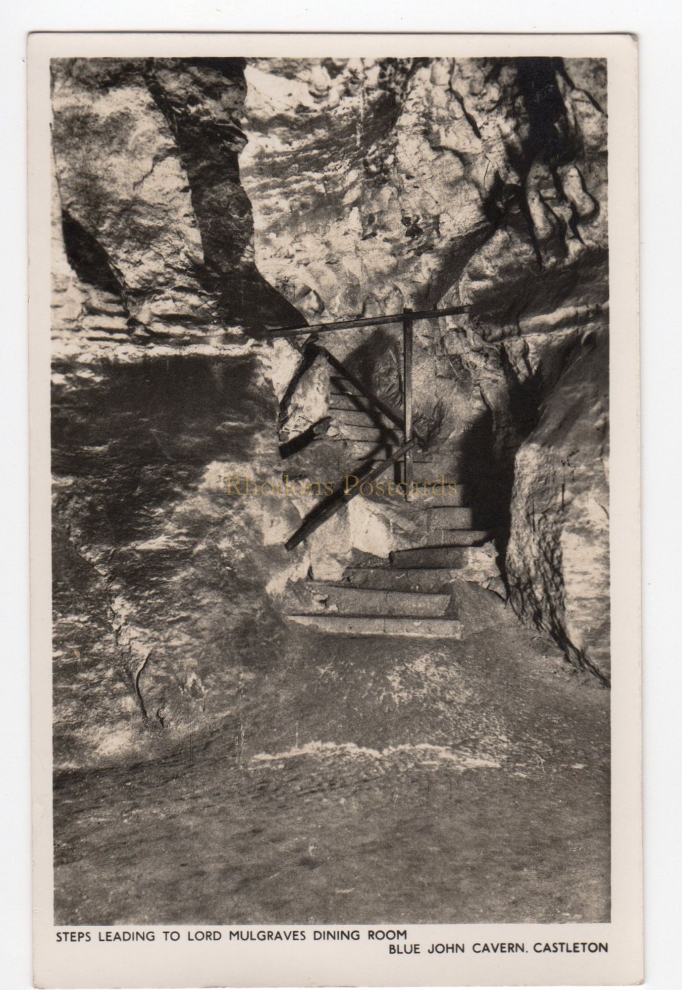 Cheddar Gorge - Goughs Cave and Caveman Restaurant - Tucks Postcard