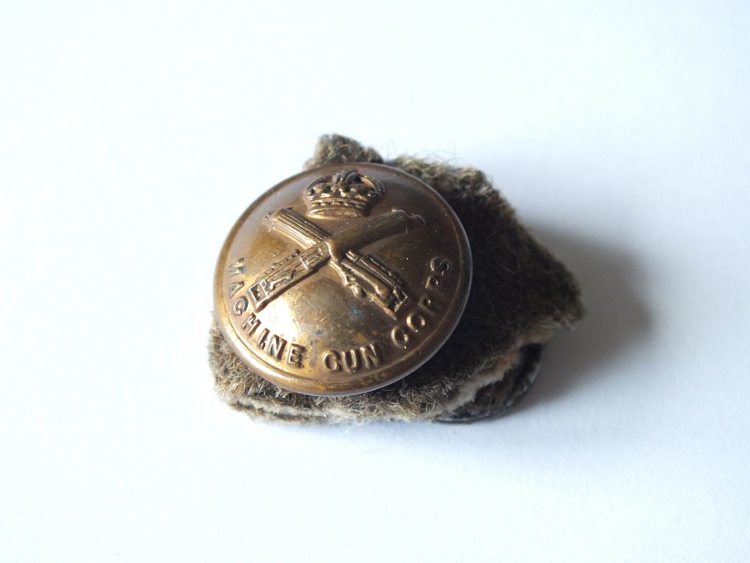 Pressed Leather Football Style General Service Tunic Buttons x3 - Mixed ...