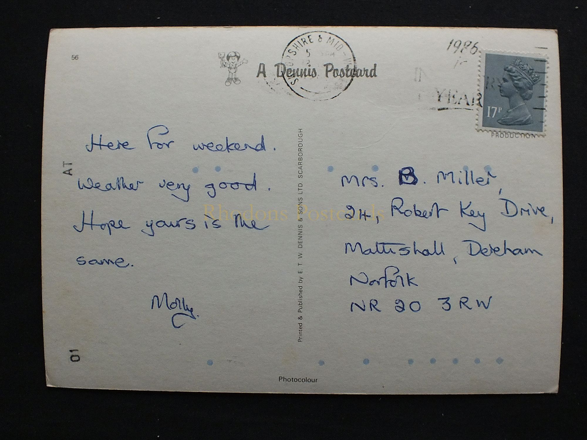 Shropshire County Postcards For Sale Online | Rhodons Postcards
