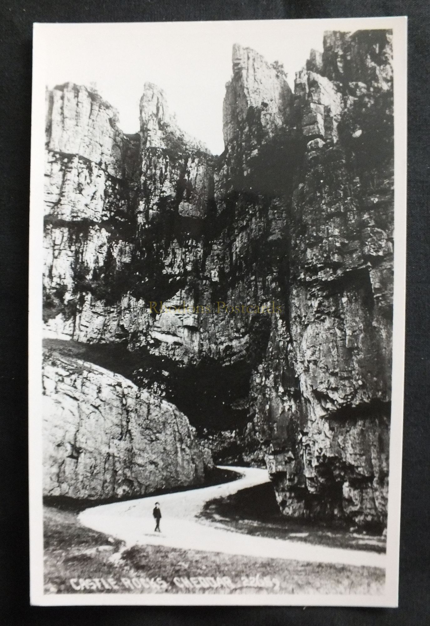 Cheddar Gorge Somerset-1970s Harvey Barton Photo Postcard