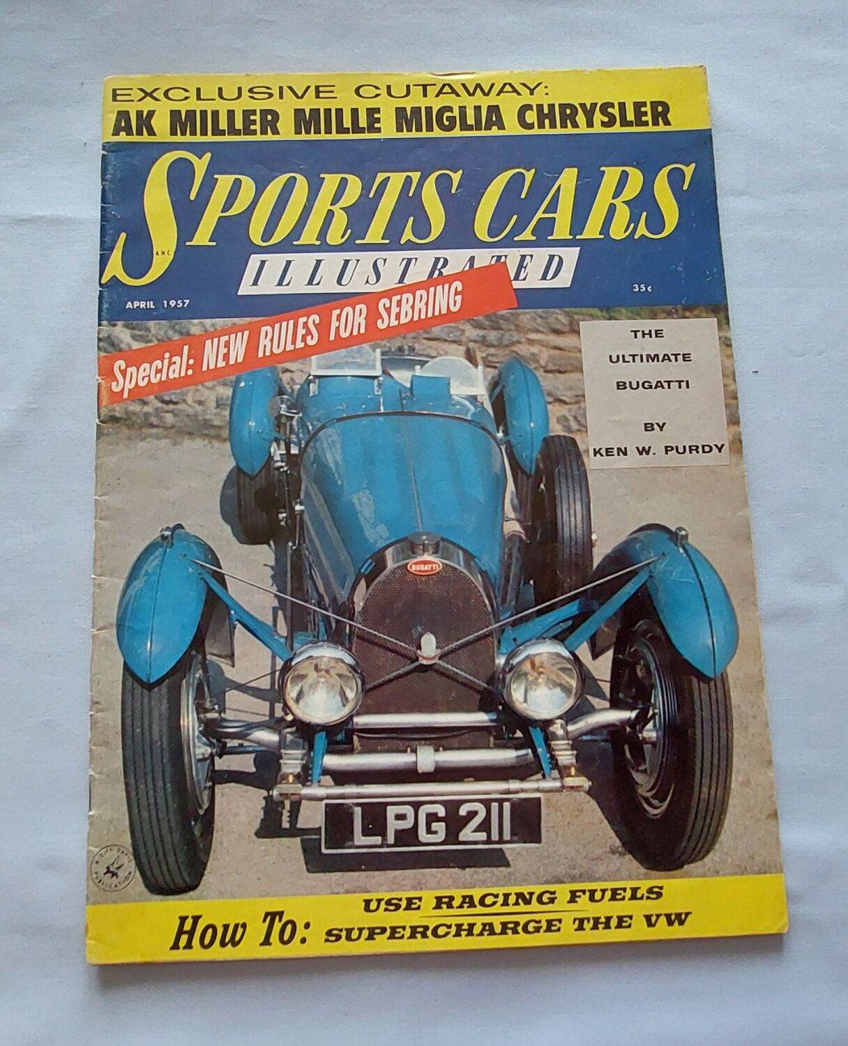 Sports Cars Illustrated-April 1957 | Vintage Motoring, Automobilia ...