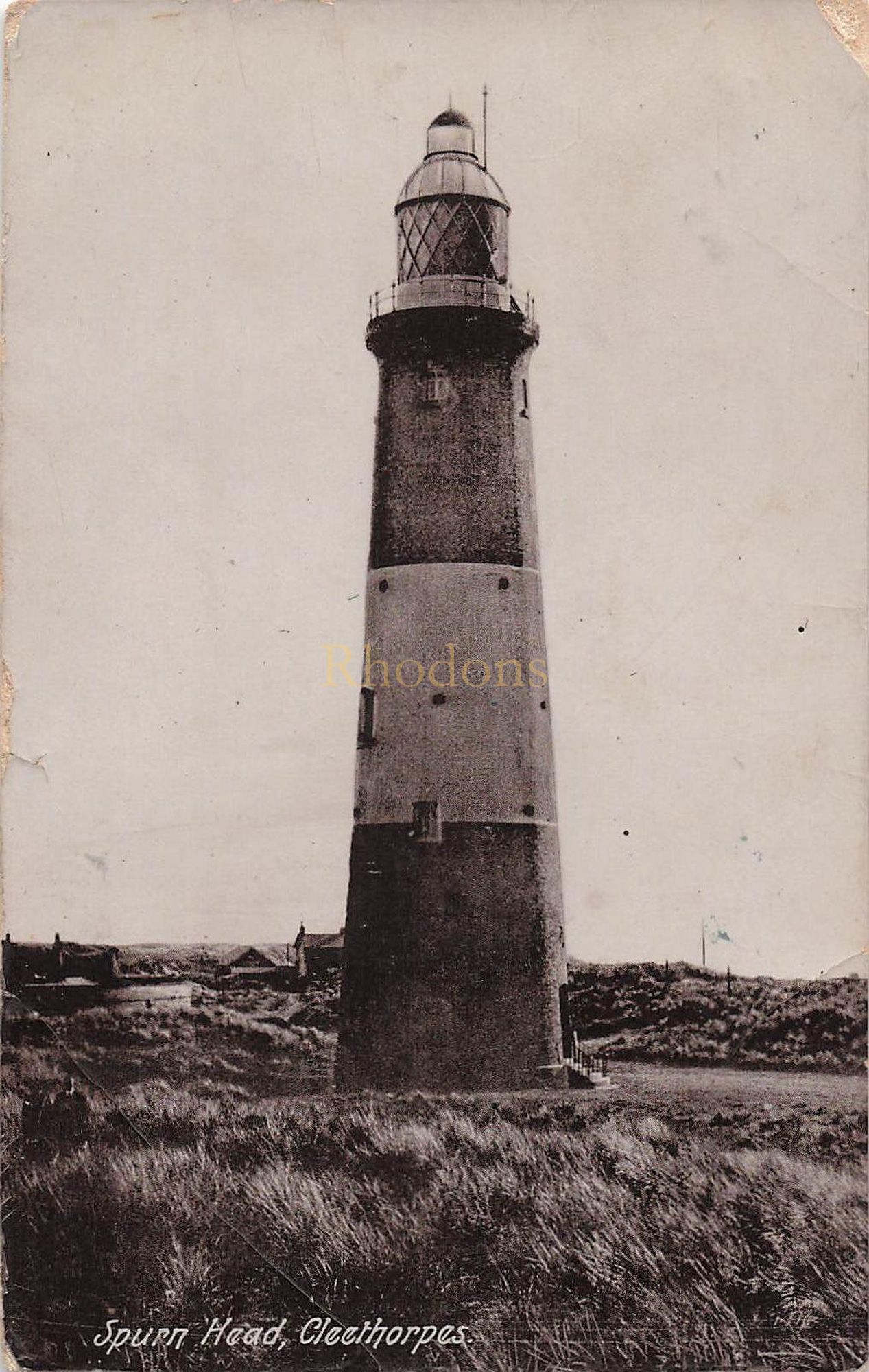 Spurn Head Lighthouse Cleethorpes Lincolnshire - Early 1900s Real Photo ...