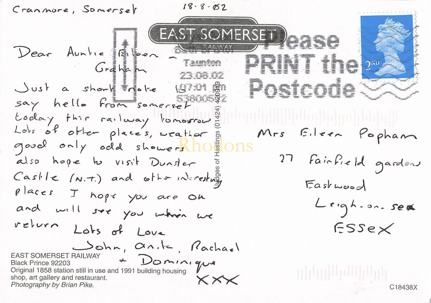 Judge Sampson | Postcards Publishers