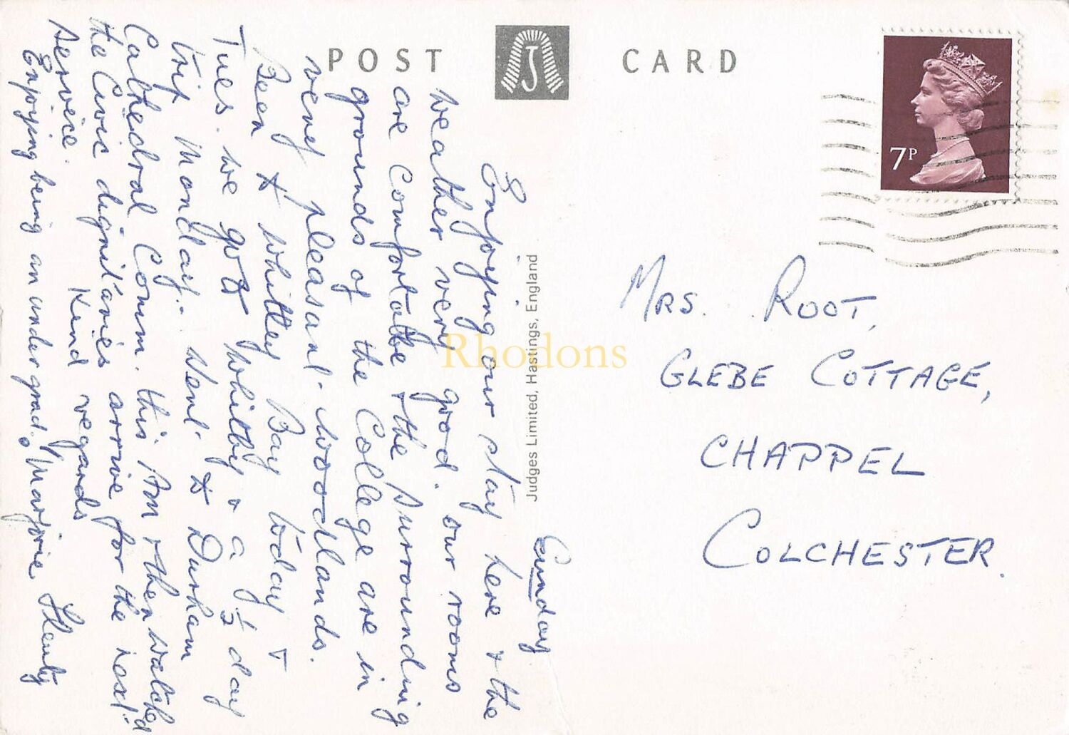 Judge Sampson | Postcards Publishers