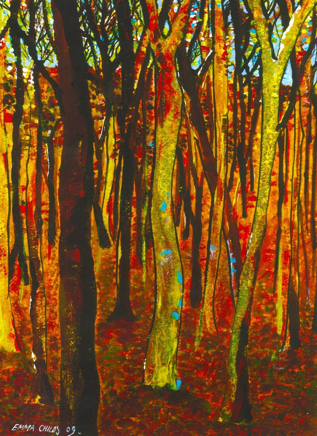 Pictures of abstract trees emma childs artist emma childs art images of ...