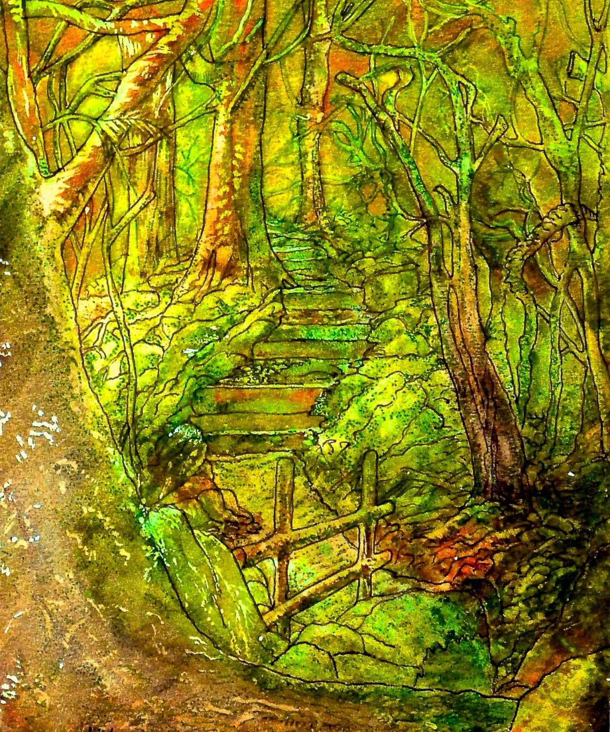 PRINT 'In the heart of the woods'