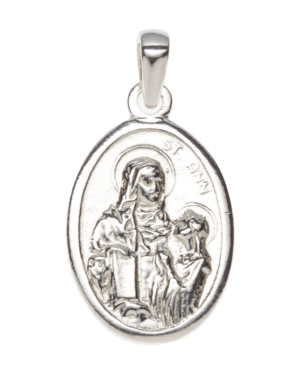 Saint Ann Sterling Silver Medal