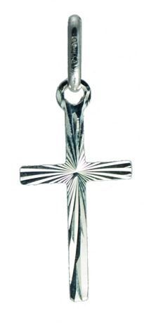 Small silver cross 14mm