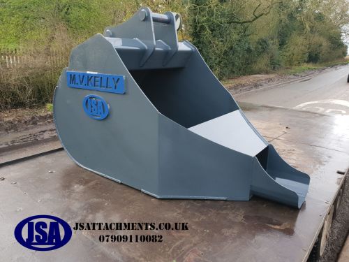 Concrete pouring buckets for excavators JSA J Silk Attachments