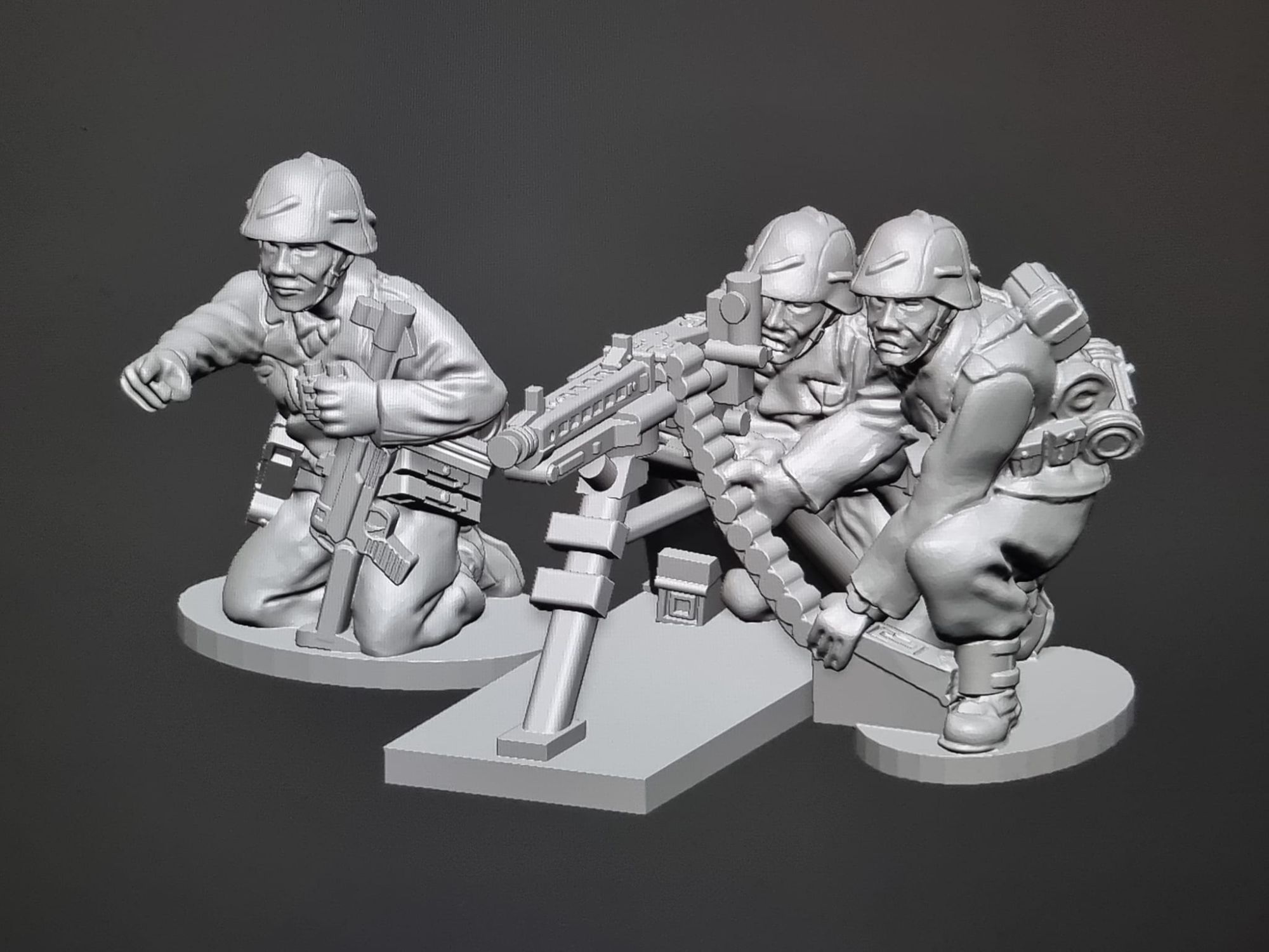 LHR10 Panzer Lehr LMG teams moving