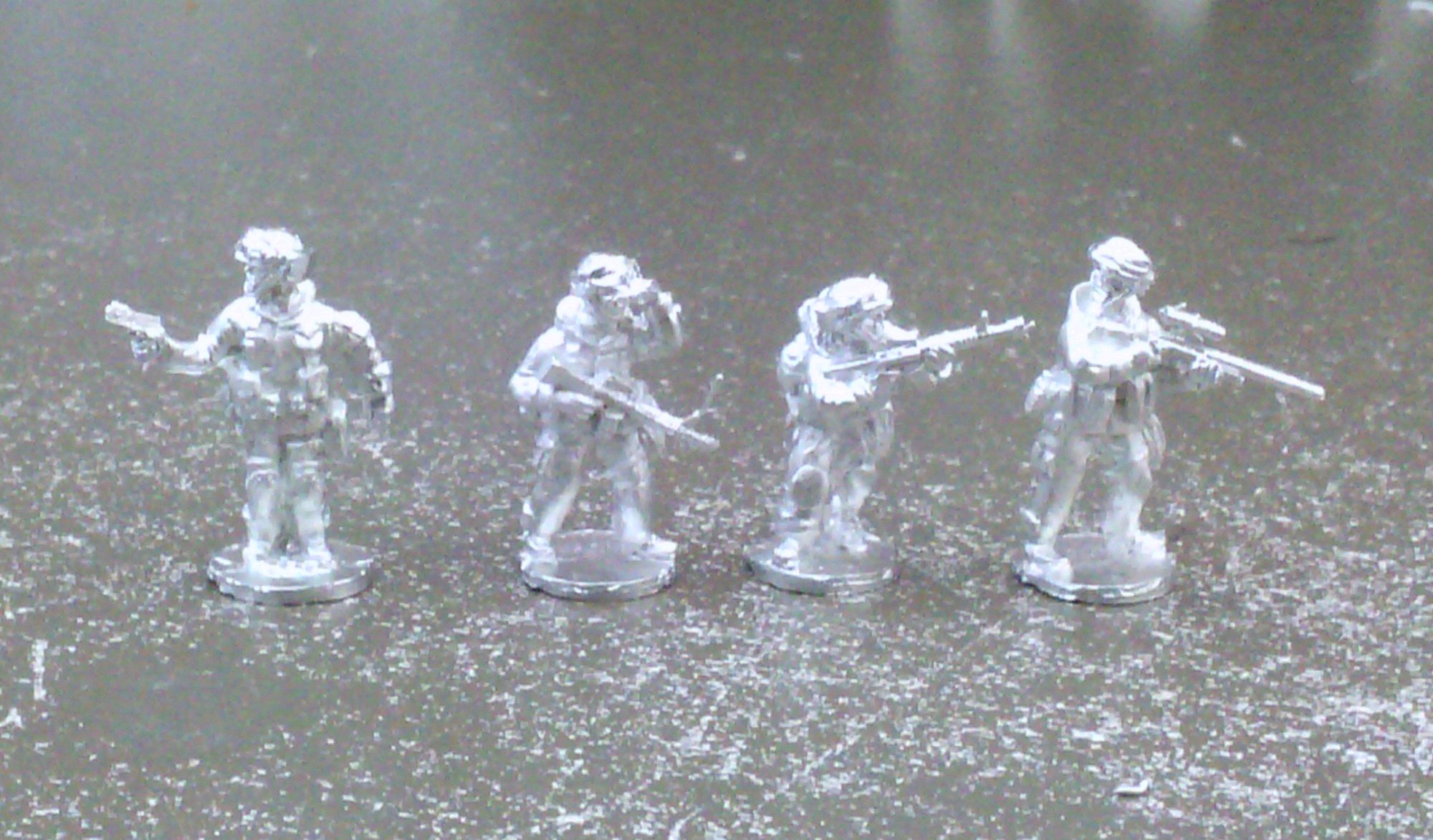 MOP05 US Infantry in MOPP suits FIRETEAM