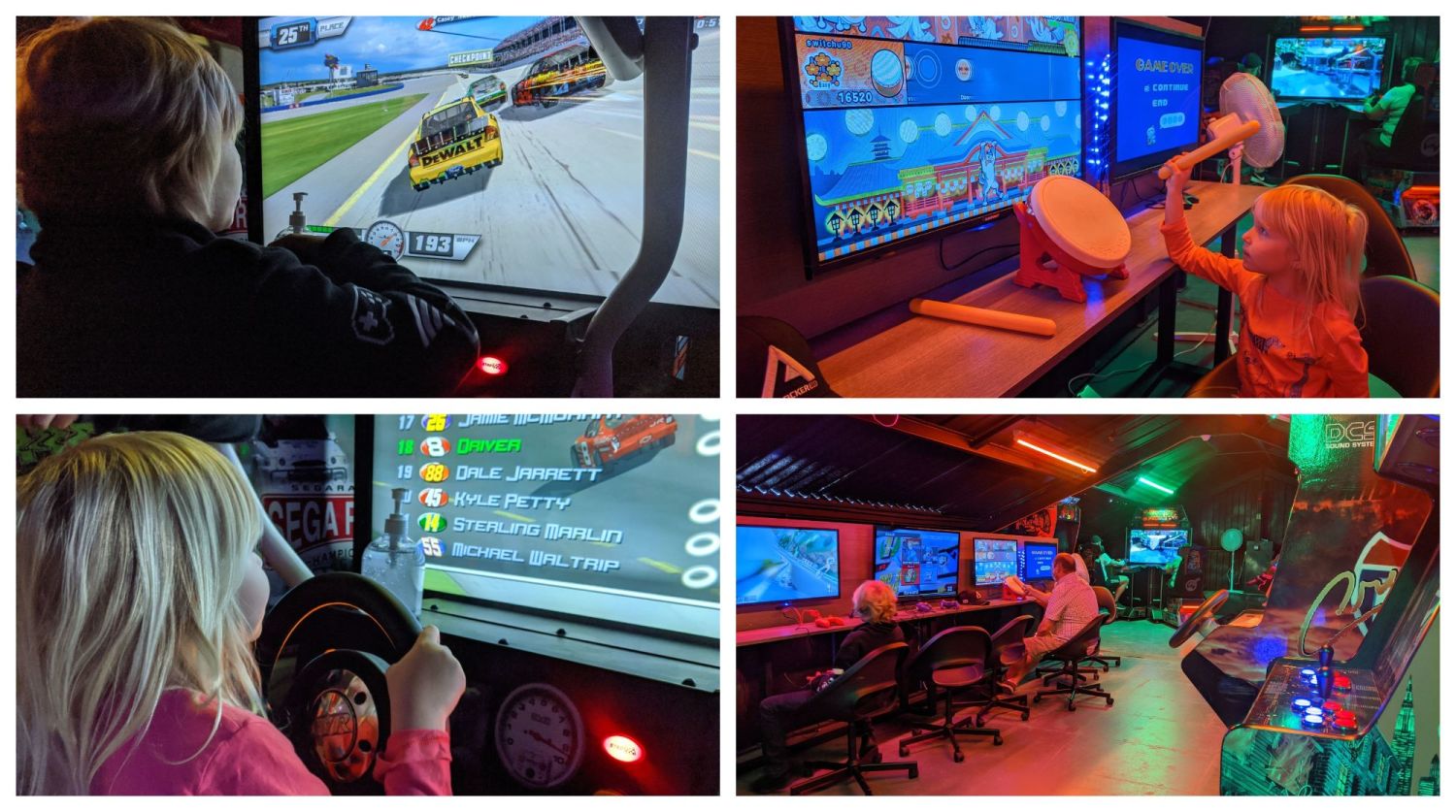 Fun at Insanity Gaming Arcade in Poole