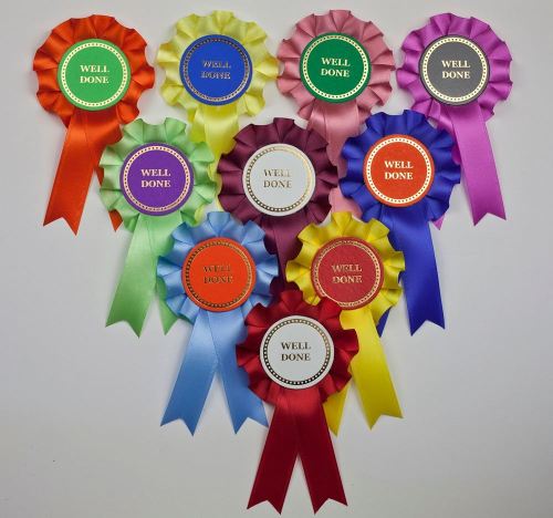 Complete Show Set - 44 LARGE Personalised Rosettes