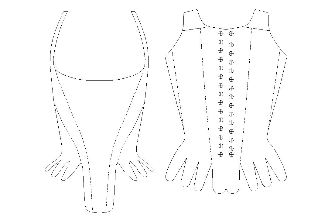 New pattern collection just published - 200 yrs of corset design ...