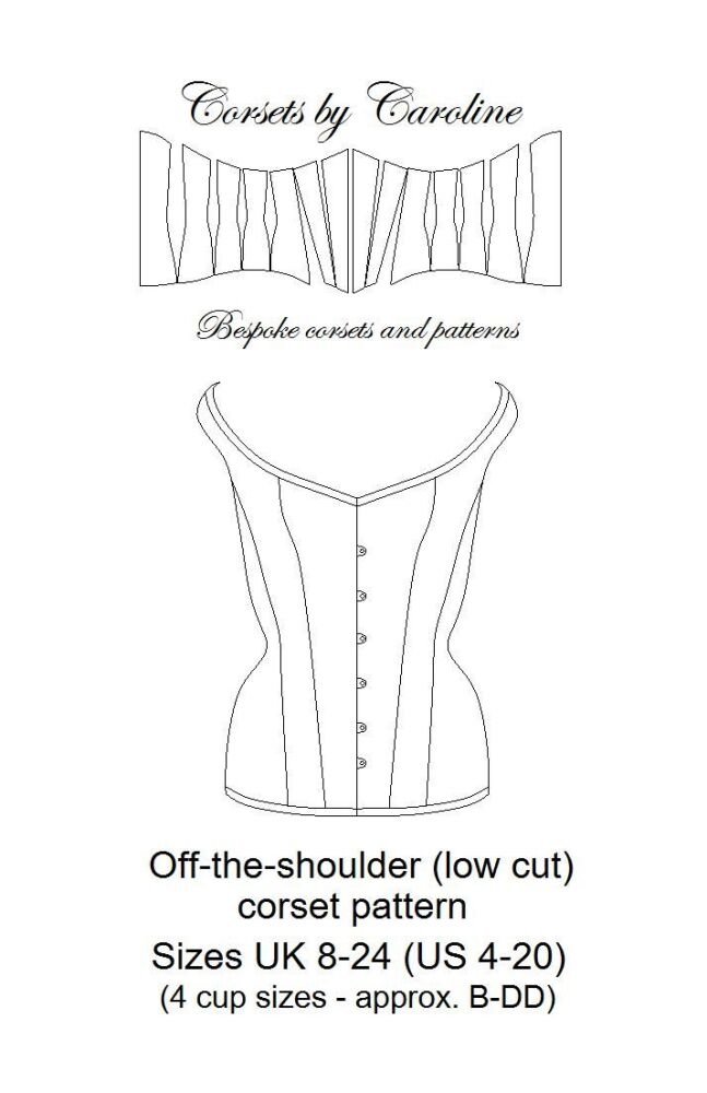 Corset patterns and one-off bespoke corsets from Corsets by Caroline