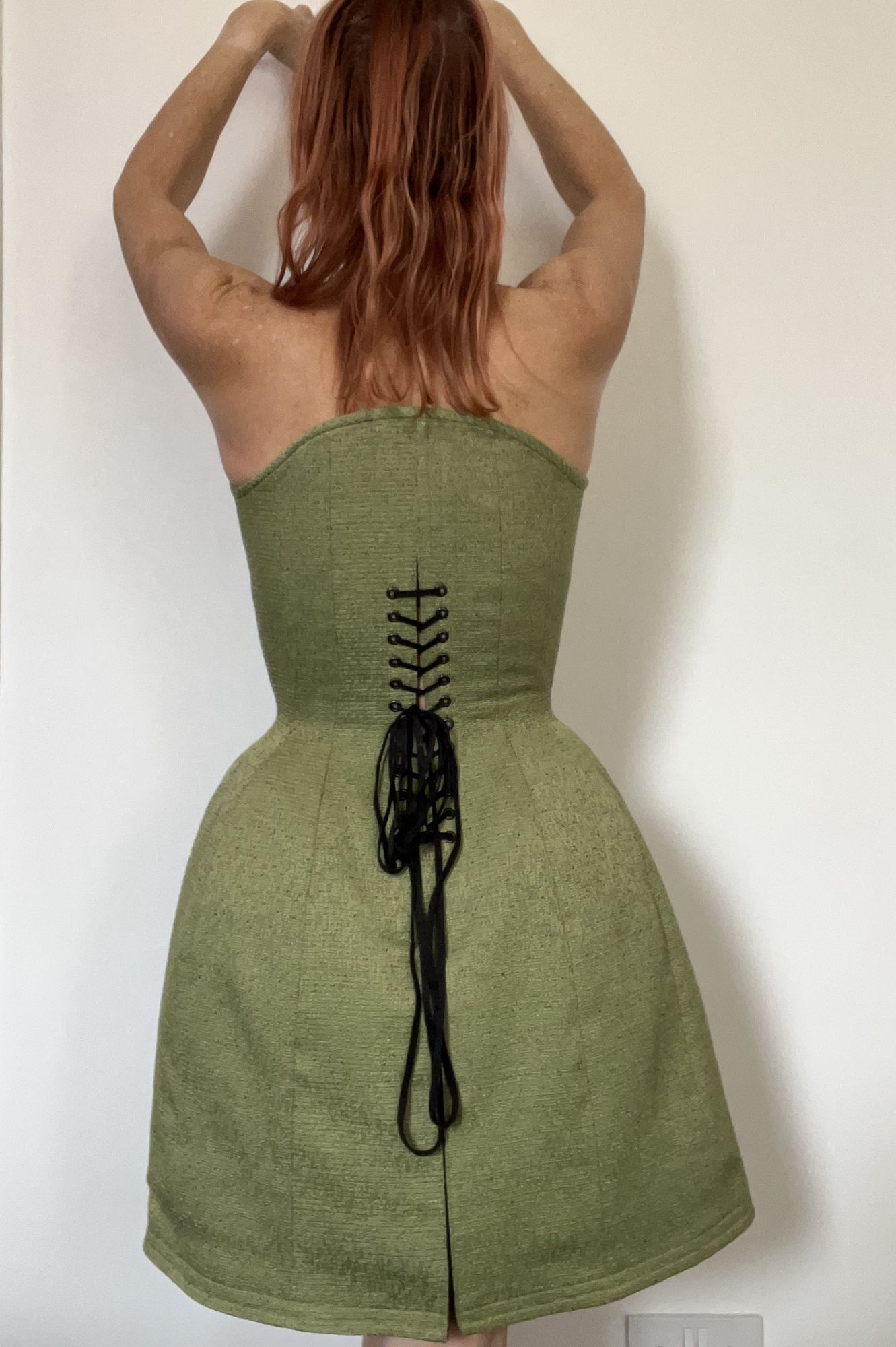 Cupped Corset Dress Pattern with pockets: Peggy - in sizes UK8-24 (US 4 ...