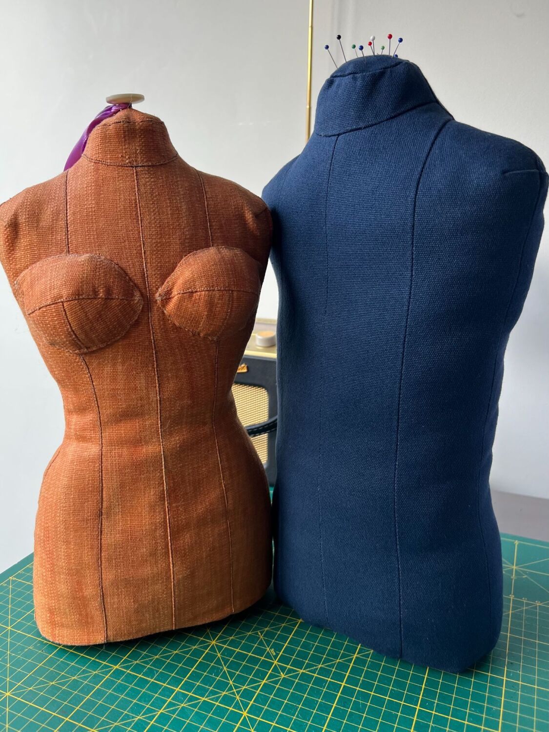 Male dress forms -standard sized and corseted (full & half-sized)
