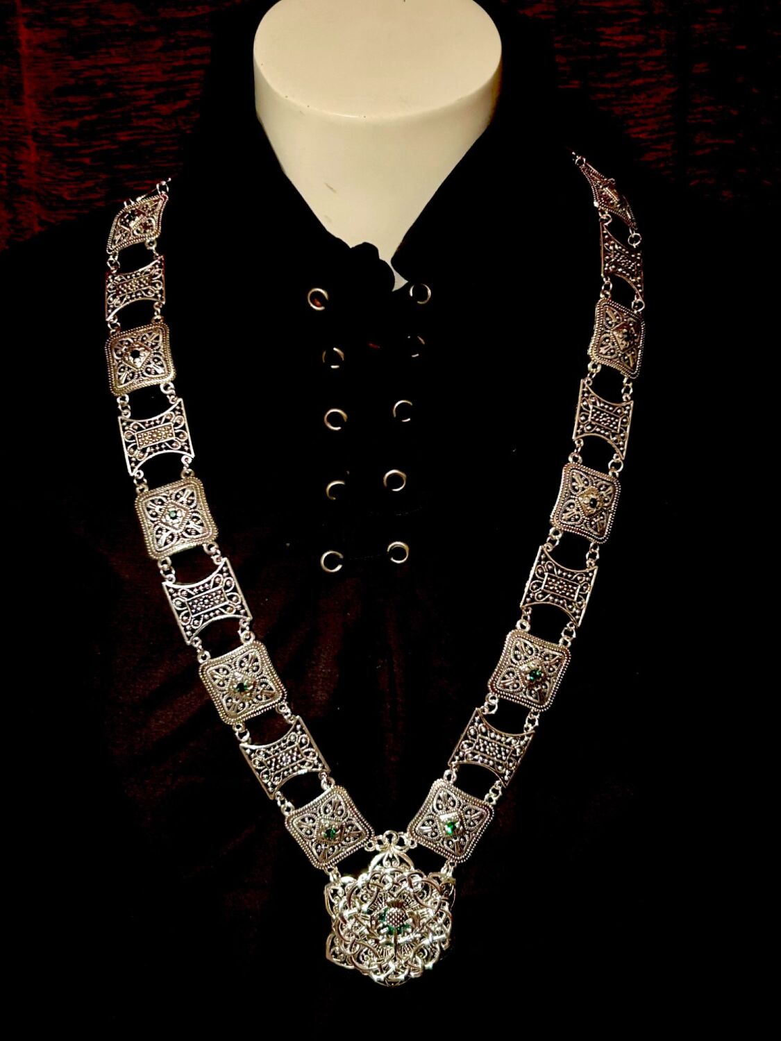 Scotland Thistle medieval Chain of Office - Livery Collar - LARP - legend
