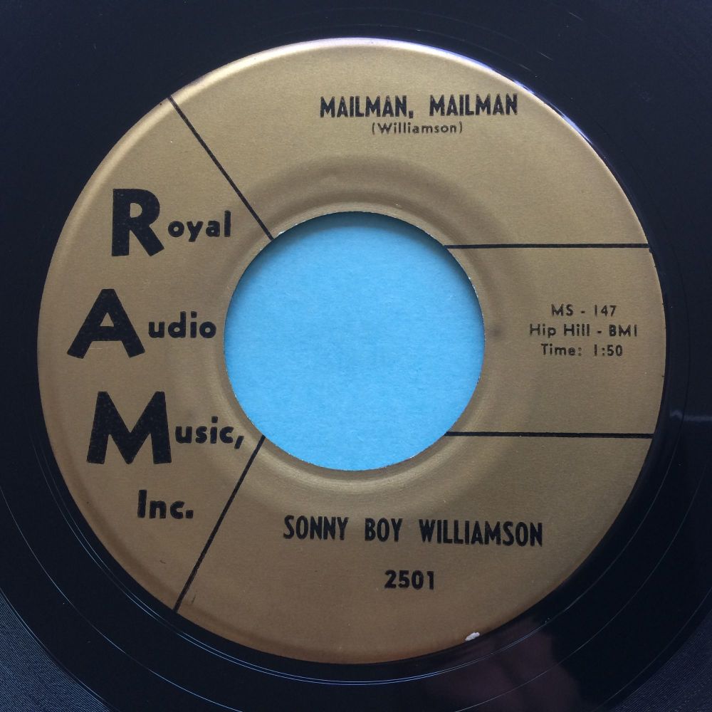 Sonny Boy Williamson - Mailman mailman b/w Pretty 'lil thing - RAM - Ex