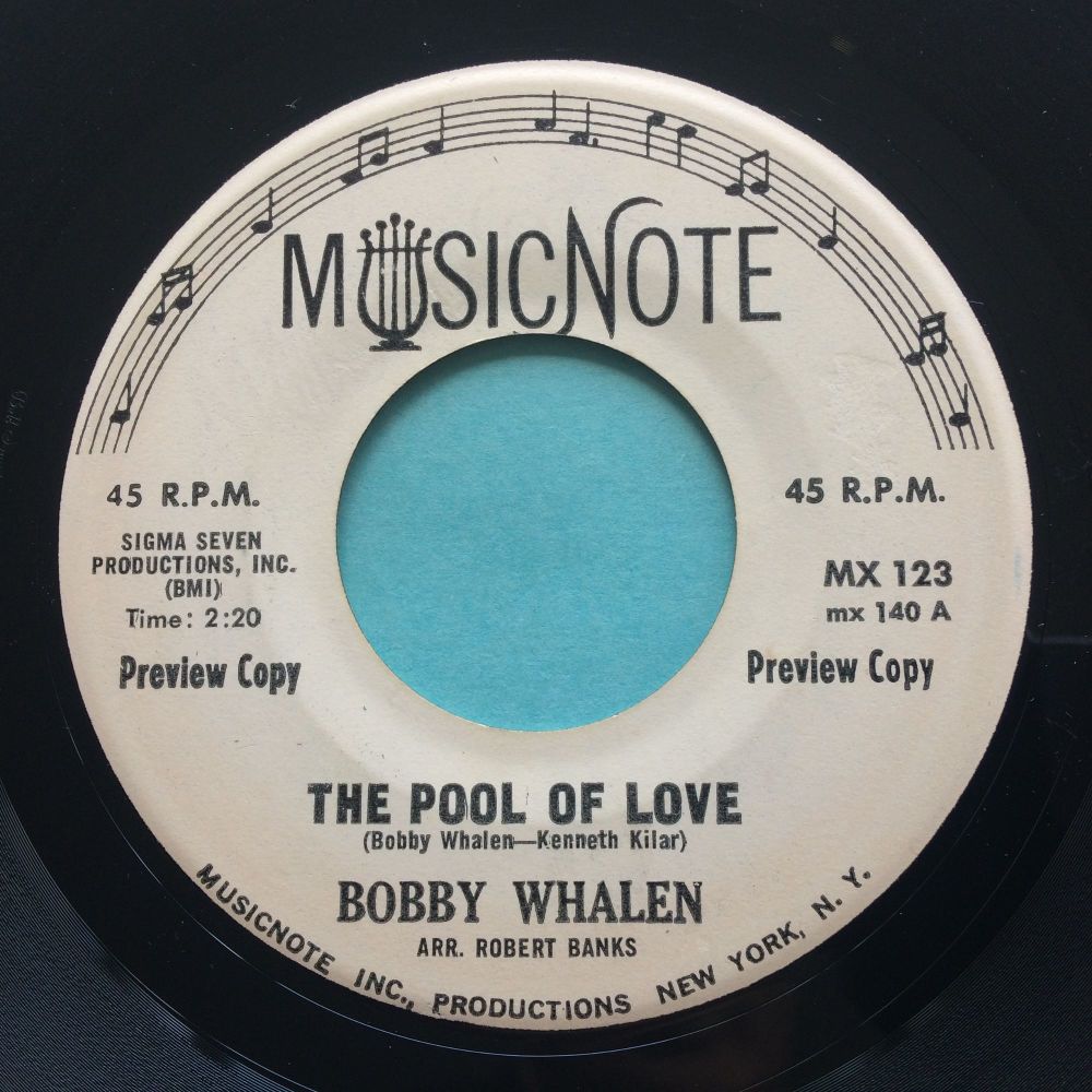 Bobby Whalen - Pool of love - Musicnote promo - Ex