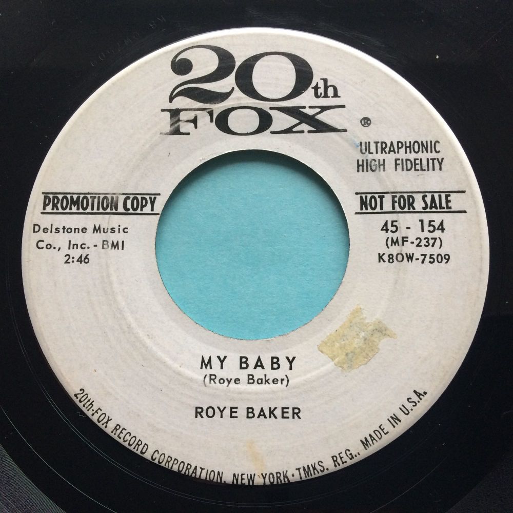 Roye Baker - My baby - 20th Fox promo - VG+