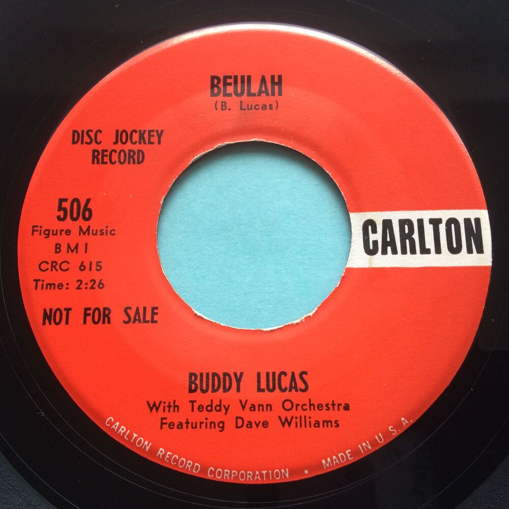 Buddy Lucas - Beulah - Carlton promo - Ex