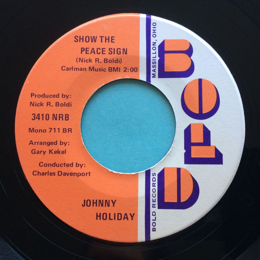 Jimmy Holiday - Show the peace sign - Bold - Ex