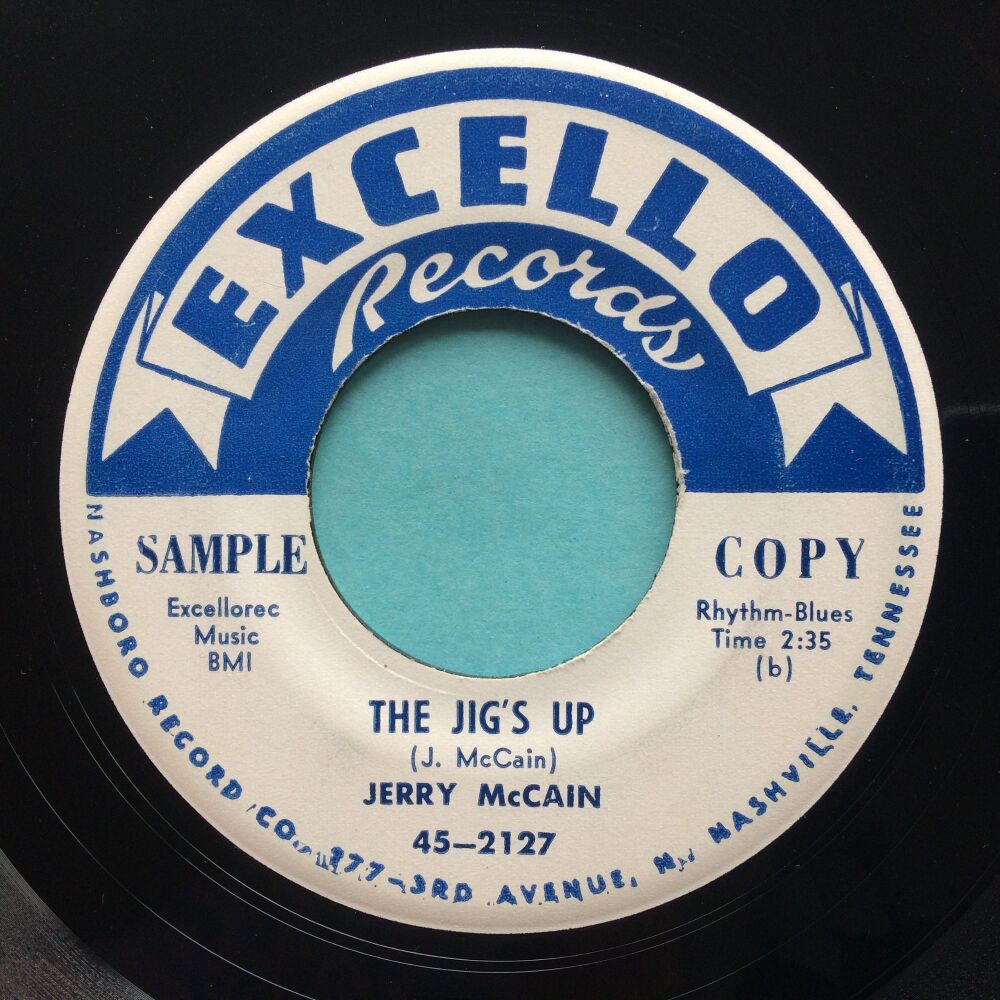 Jerry McCain - The jig's up - Excello promo - Ex