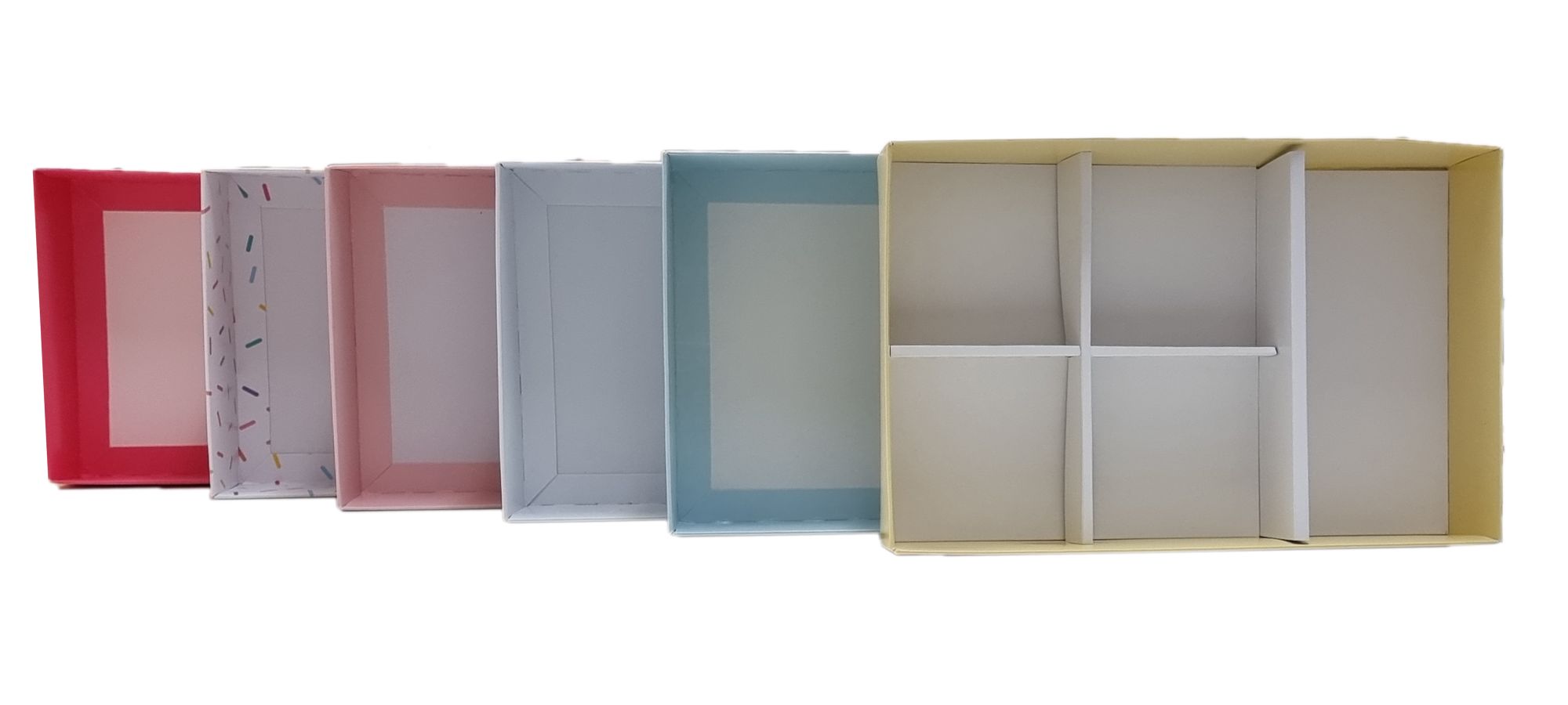 White Large Deep Square Cookie Box - Elite Packaging Company Ltd