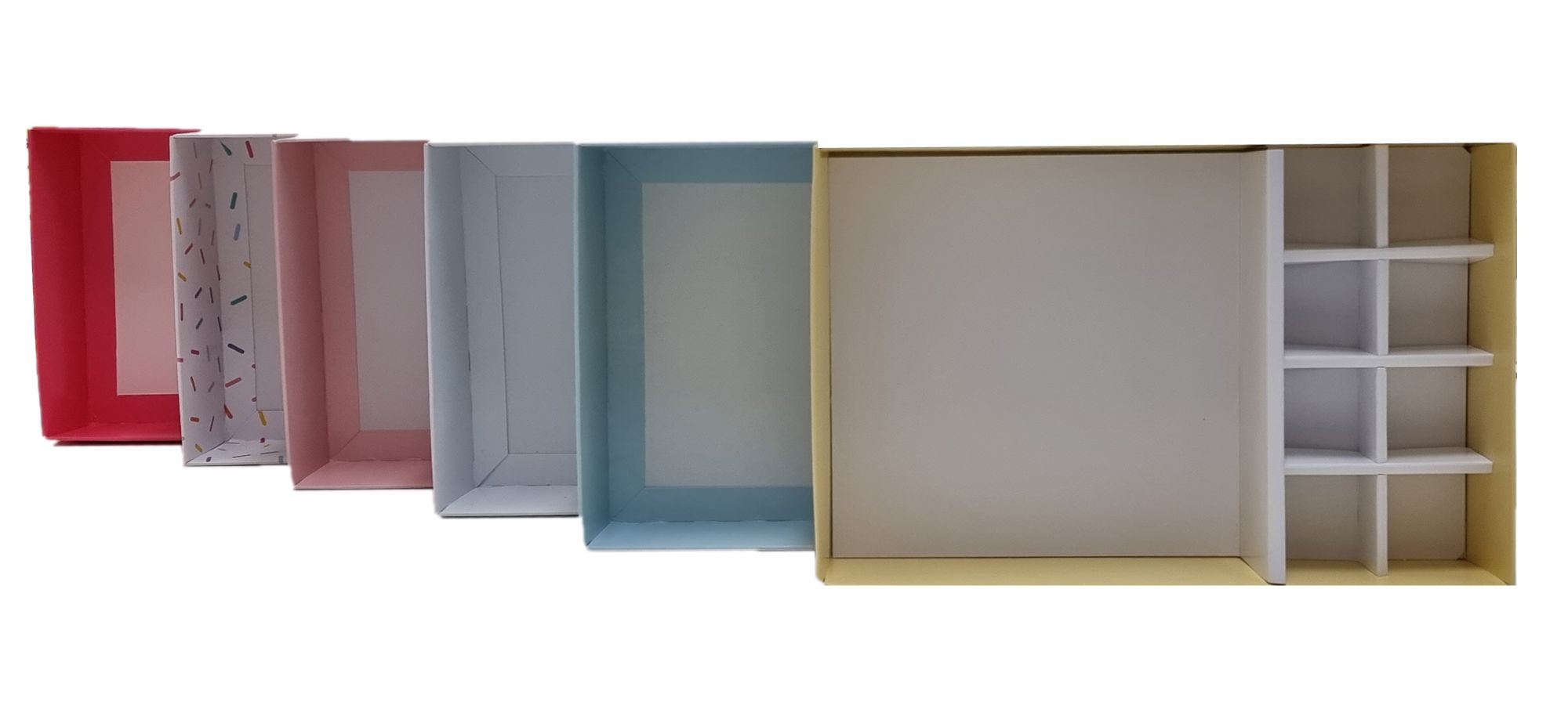 4 Square Compartment Box - Elite Packaging Company Ltd