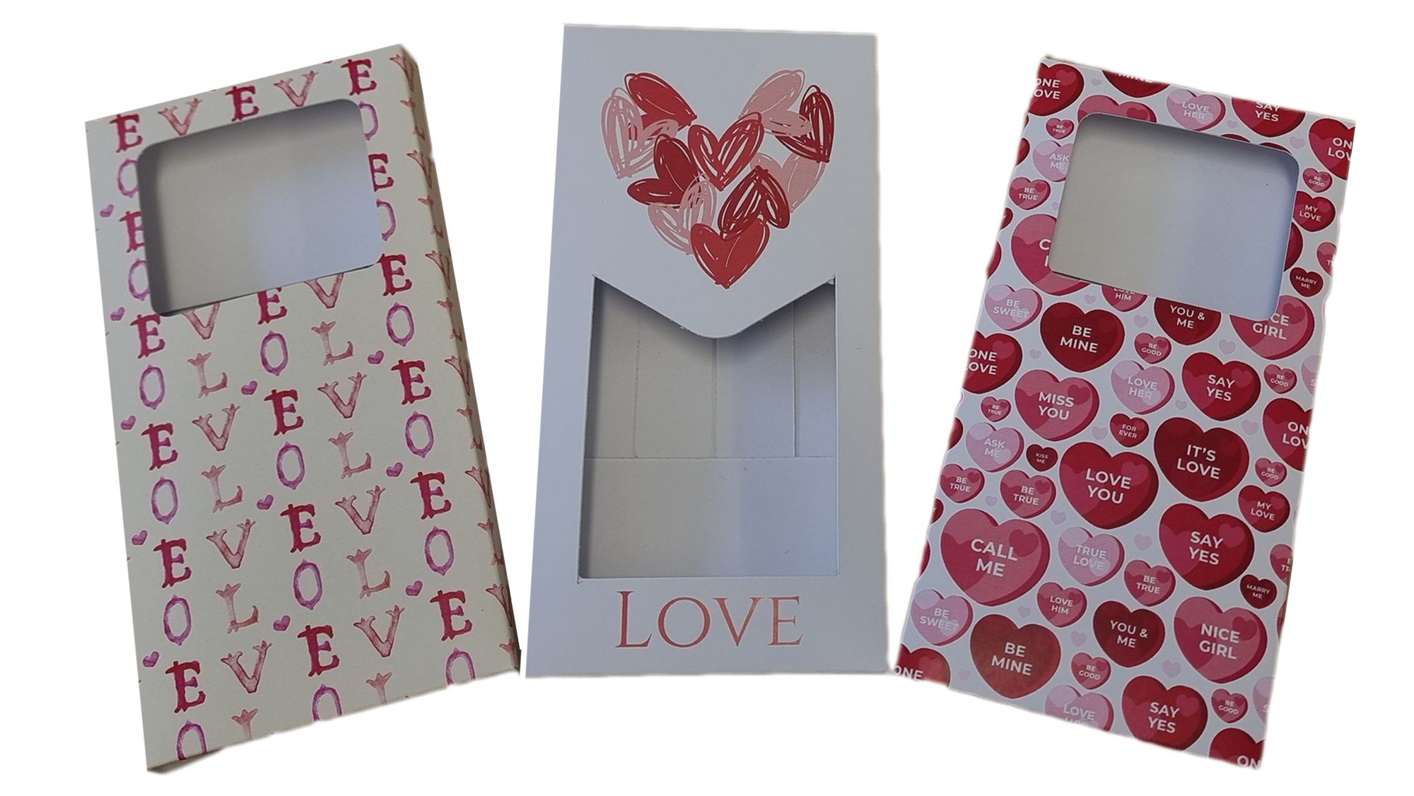 Valentine's Love White Box Range - Elite Packaging Company Ltd